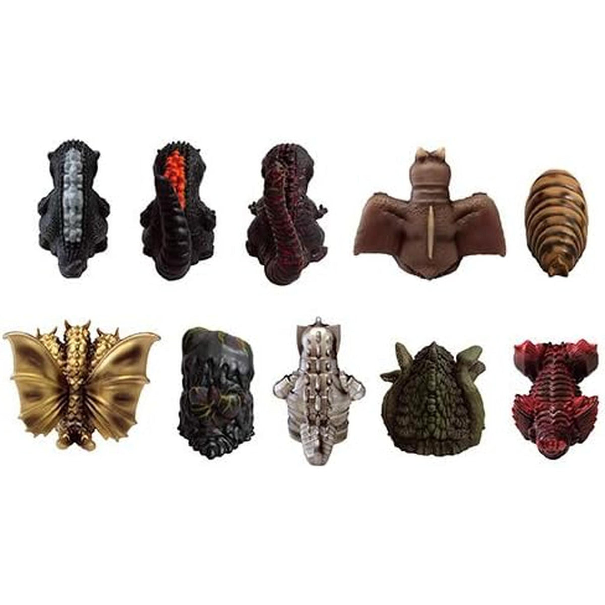 Godzilla Soft Vinyl Puppet Mascot 10-piece Box – Toys Store Japan